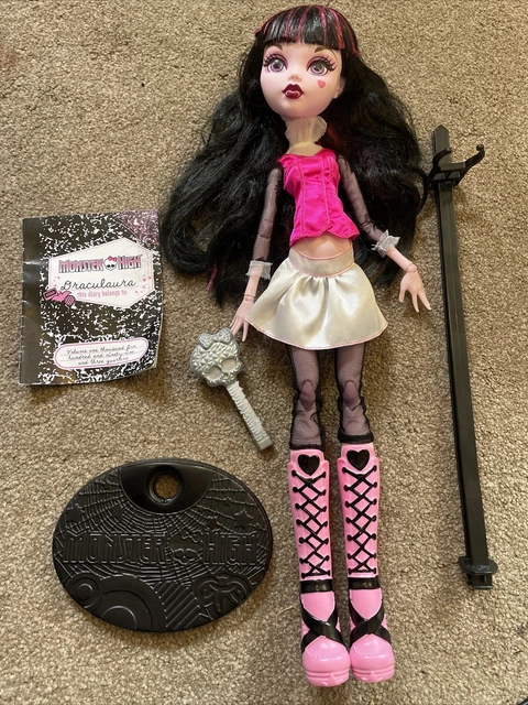 MONSTER HIGH FRIGHTFULLY Tall Ghouls Draculaura Doll 17" Dressed READ £ ...