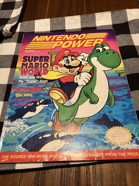 NINTENDO POWER VOLUME 28 With F-Zero Poster September 1991 Super Mario ...