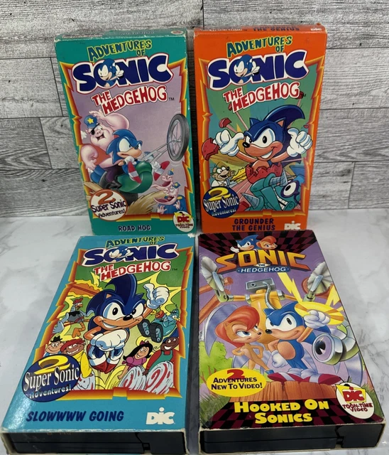 SONIC THE HEDGEHOG VHS Lot £7.65 - PicClick UK
