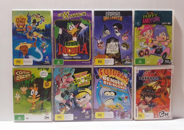 CLASSIC CARTOON BUNDLE : 8 X DVD R4 NETWORK CN MADMAN CULT CLASSICS ...