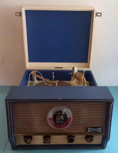 DANSETTE RG30 TABLE-TOP radiogram, BSR UA8 deck. For Restoration. £26. ...