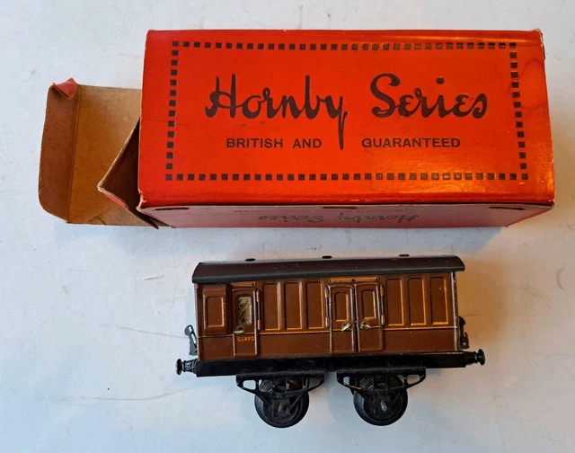 HORNBY O GAUGE Early LNER Guard Passenger Coach Boxed £47.50 - PicClick UK