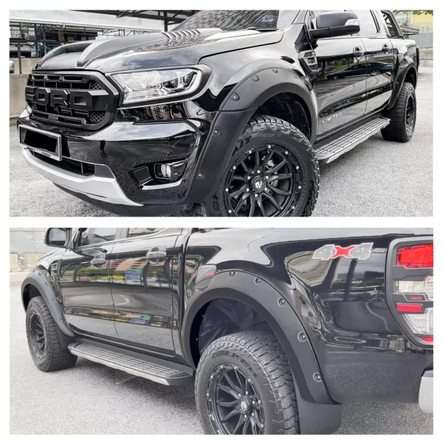 KOTFLÜGELVERBREITERUNG RADLAUF FÜR Ford Ranger T7 T8 2015-2023 Wildtrak ...