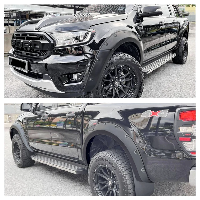 KOTFLÜGELVERBREITERUNG RADLAUF FÜR Ford Ranger T7 T8 2015-2023 Wildtrak XL XLT EUR 295,99 ...