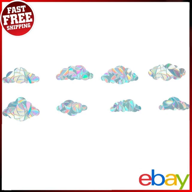 RAINBOW EFFECT PRISMS Window Stickers PVC Static Electricity Decal ...
