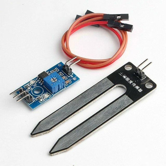 SOIL HUMIDITY HYGROMETER Moisture Detection Module Arduino Plant Water ...