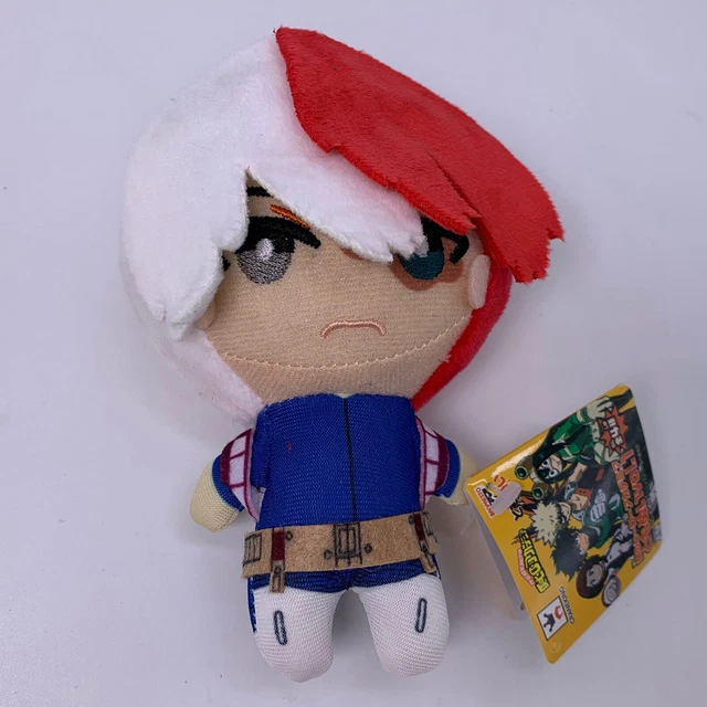 MY HERO ACADEMIA Shoto Todoroki Plush Soft Toy Keychain Pendant Doll ...