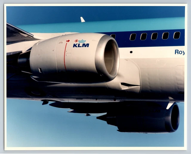 ROYAL DUTCH AIRLINES Airplane KLM Engines Boeing 737 8x10 Photo ...