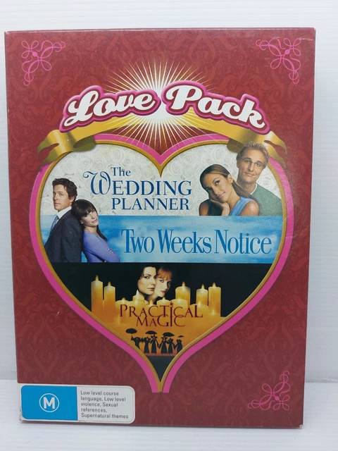 LOVE PACK DVD Set - The Wedding Planner / Two Weeks Notice / Practical ...