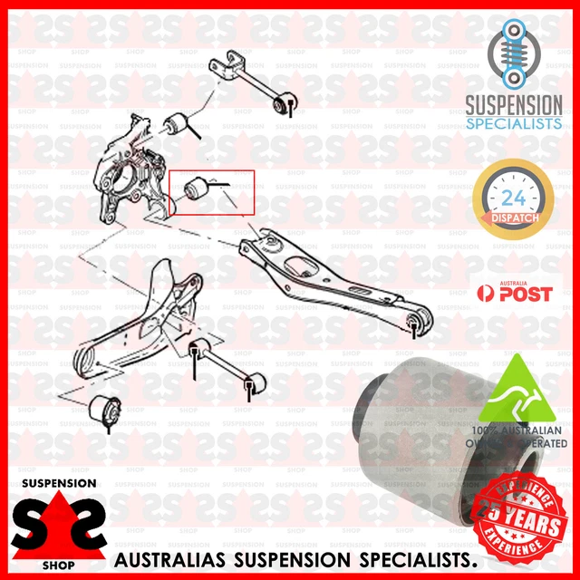 REAR AXLE UPPER Mounting, Control/Trailing Arm Suit FORD USA Explorer 4.0 EUR 34,70 - PicClick FR