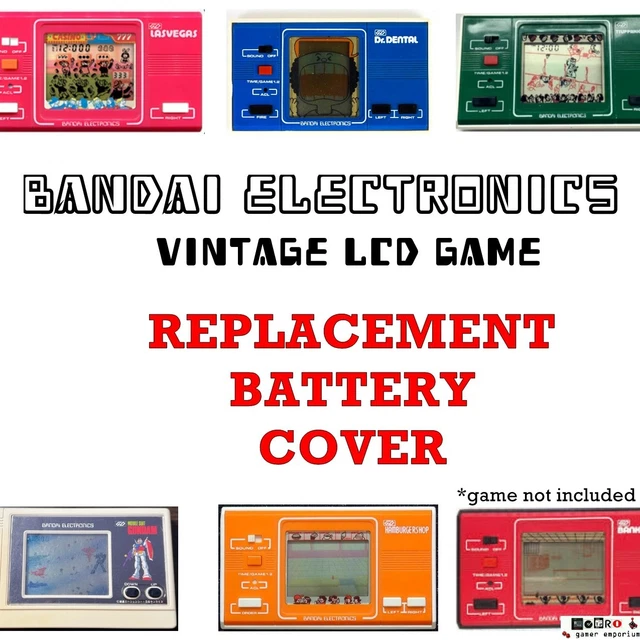 GD BANDAI LCD GAME + watch style handheld console 1982 REPLACEMENT ...