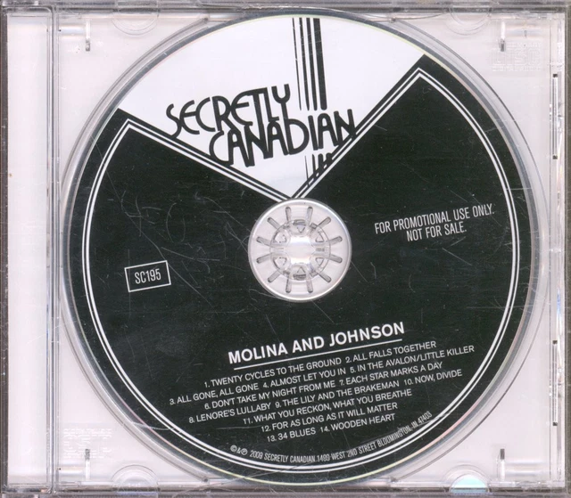 JASON MOLINA, WILL Johnson Molina Et Johnson CD USA Secretly Canadian ...