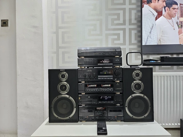 SONY LBT-V701 HIGH-END Stereo Stack System With Speakers & Remote Hifi ...