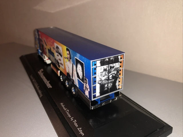 HERPA 1:87 SCANIA Topline Schumacher Spedition Aachen Jahrhundert Truck ...