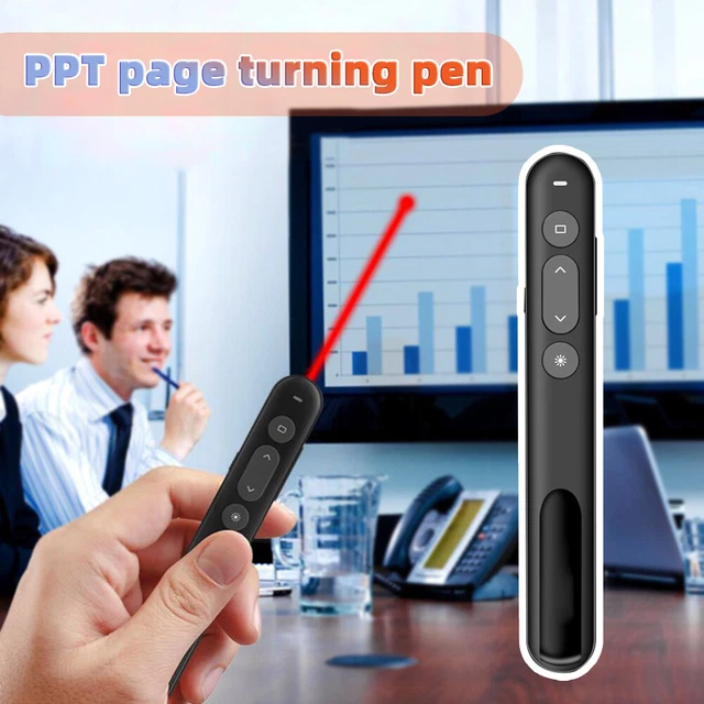 WIRELESS PPT CLICKER Pen PowerPoint Presentation Pen Presenter Remote ...