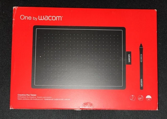 WACOM ONE CTL-672 Graphic Tablet - Black/Red £17.99 - PicClick UK