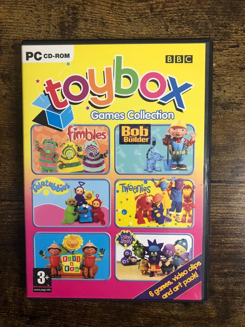 TOYBOX GAMES COLLECTION (6 Games Bob the Builder, Fimbles, Tweenies etc ...
