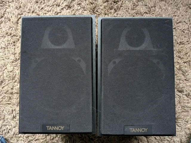 IMMACULATE TANNOY ECLIPSE Mini Bookshelf Speakers Black Ash Pair *Boxed* £42.28 - PicClick UK