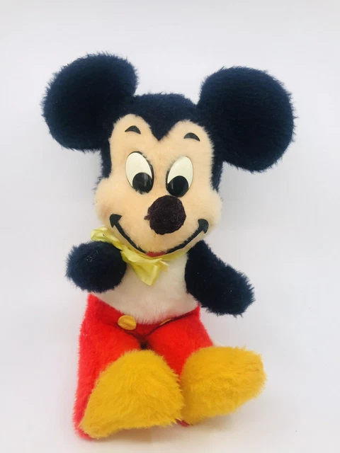 RARE ANTIQUE VINTAGE Walt Disney Characters MICKEY MOUSE Stuffed Toy ...