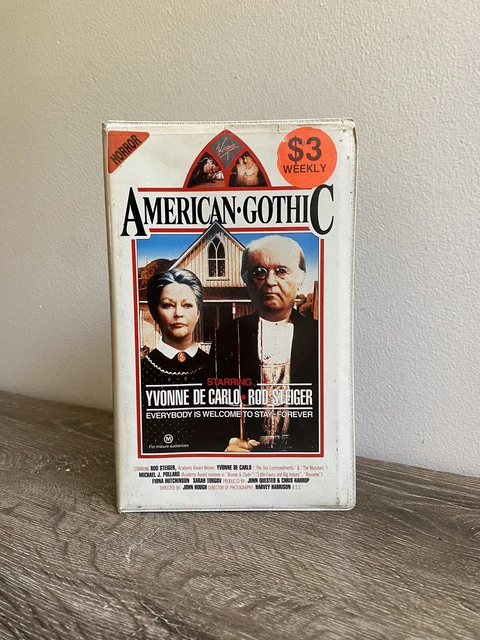 AMERICAN GOTHIC (VHS, 1988) Rare Clamshell Video Ex Rental Horror Movie ...