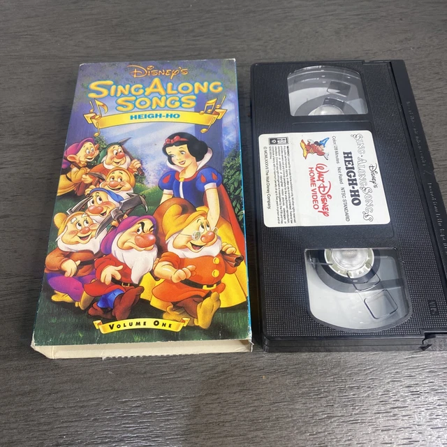 DISNEYS SING ALONG Songs - Snow White: Heigh-Ho (VHS, 1994) £5.70 ...