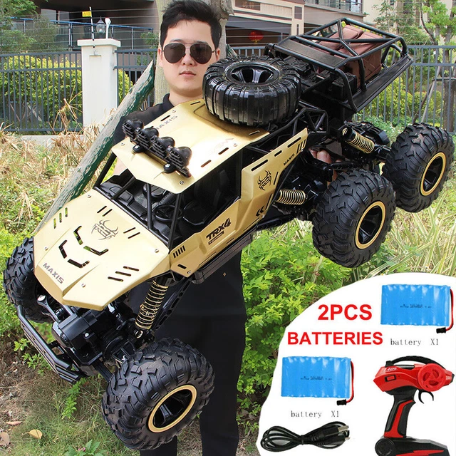 1:12 GOLD 4WD Remote Control RC 46CM Cars Electric Toy Car Monster ...