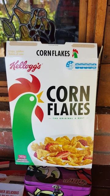 KELLOGGS CORN Flakes Cornelius Australian Cereal Box 380G $5.00 ...
