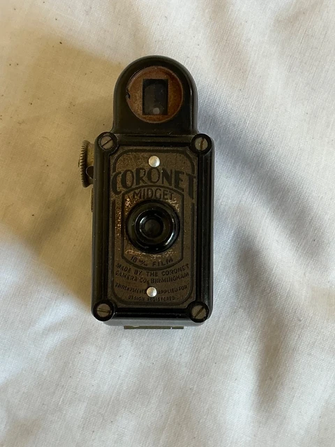 ANTIQUE CORONET MIDGET Bakelite Subminiature Camera Rare Black £73.52 ...