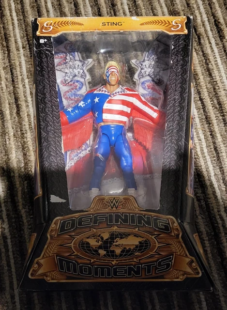 WWE STING DEFINING Moments Mattel Wrestling Figure Boxed Wcw Toy £17.99 - PicClick UK