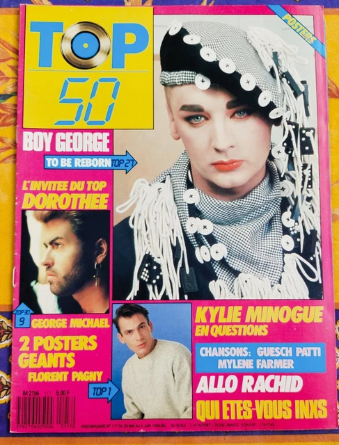 MAGAZINE TOP 50 117 Sans Poster Boy George Kylie Minogue Inxs Farmer ...