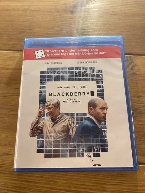 BLACKBERRY (2023) BLU-RAY *REGION B* Jay Baruchel, Glenn Howerton £19. ...