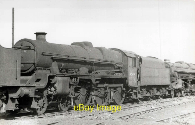 PHOTO RAILWAY EX LMS Black Five 45674 on Scrap Line unknown shed c1960 ...