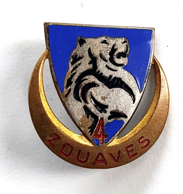 4° RÉGIMENT DE Zouaves, Drago Paris dos guilloché EUR 18,00 - PicClick FR