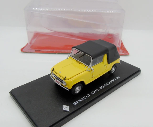 GC3128 IXO / Hachette / Renault 4L Apal Muschang Belgique Jaune 1/43 ...