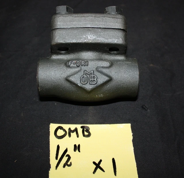OMB 0.5 INCH 1/2" DN 15 forged steel check valve Class 800 105N NPT ...