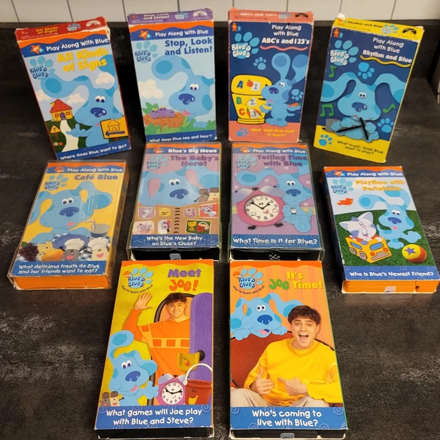 LOT OF 2 Blue’s Clue’s VHS Tapes. Preowned. EUR 23,21 - PicClick FR