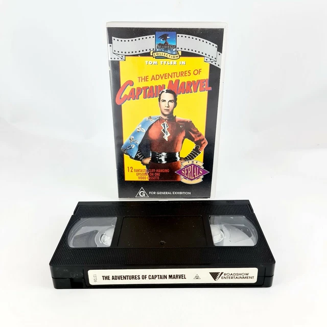 THE ADVENTURES OF Captain Marvel VHS 1941 - 12 Episodes - Tom Tyler PAL ...