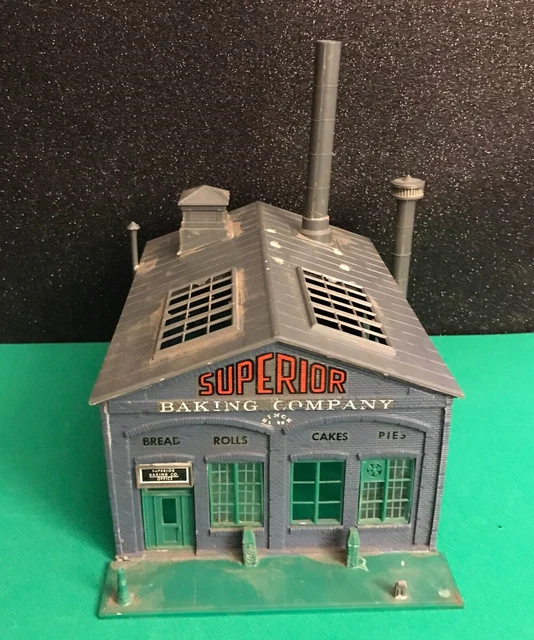 HELJAN CON-COR HO 1:87 Scale Superior Baking Building Pre-built & Ready ...