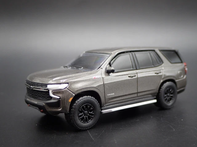 2021-2025 CHEVY CHEVROLET Tahoe Z71 Gris 1:64 Echelle Diorama Voiture Miniature EUR 16,57 ...