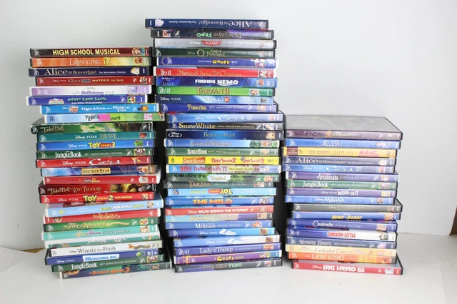 DISNEY DVD LOT kids movies films collection cartoons $67.31 - PicClick CA