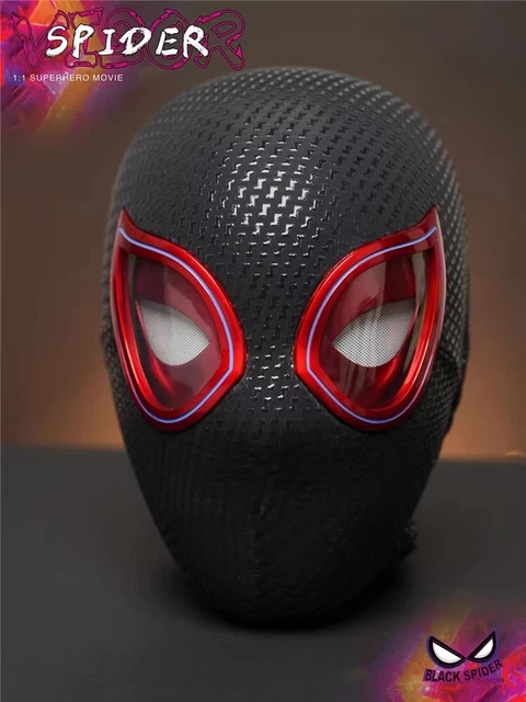 BLACK SPIDER STUDIO 1/1 MILES Blinkable Wearable Helmet Mask BS001 ...