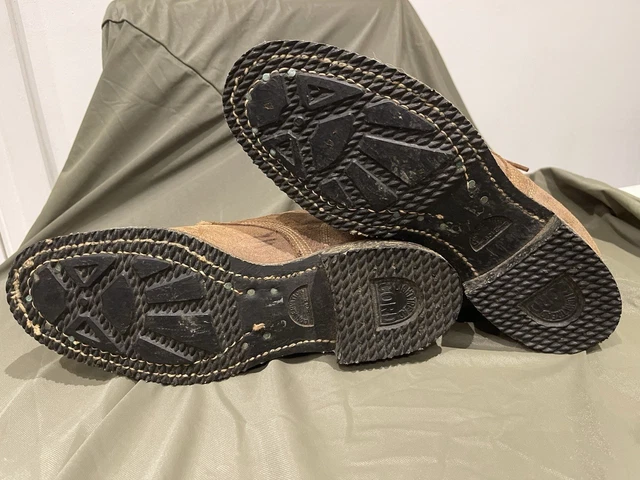WW2 USMC ORIGINAL Boondocker Rough Out Boots 1944 Dated £363.70 ...
