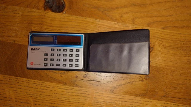 CASIO SL-701 ELECTRONIC Calculator Slim Series Vintage Japan £0.99 ...
