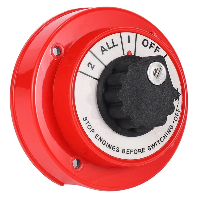 BATTERY DISCONNECT SWITCH Master Isolator Battery Selector Switch for ...