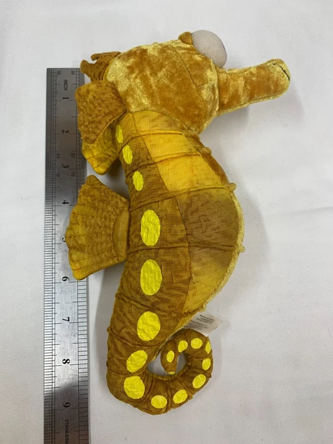 DISNEY STORE EXCLUSIVE Finding Nemo Sheldon Seahorse Small Plush Soft ...
