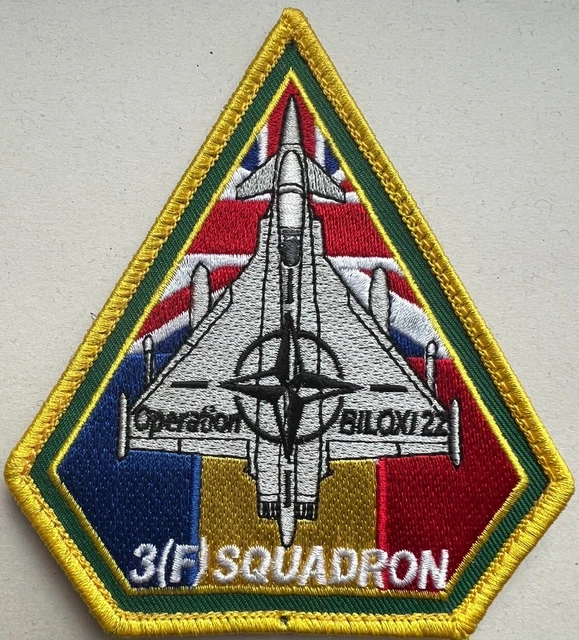 RAF 3 (F) Sqn ‘Op BILOXI 22’ Eurofighter Typhoon Spearhead Patch £20.00 - PicClick UK