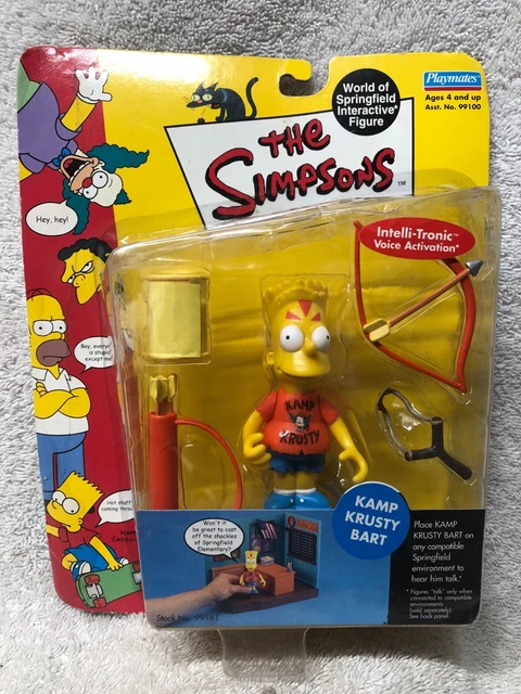 Kamp Krusty Bart Campamento Simpson Mundo De Springfield Figura Wos Serie 1 2000 Nuevo Eur 48 70