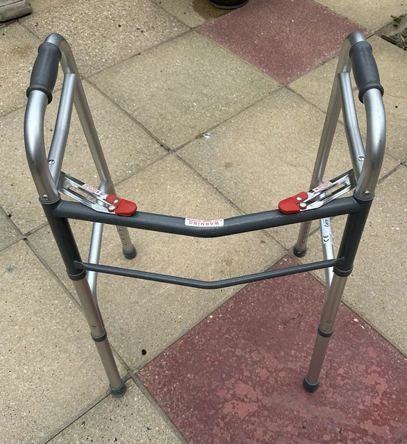 CARE CO ZIMMA Zimmer Frame Folding Height Adjustable Walker mobility ...
