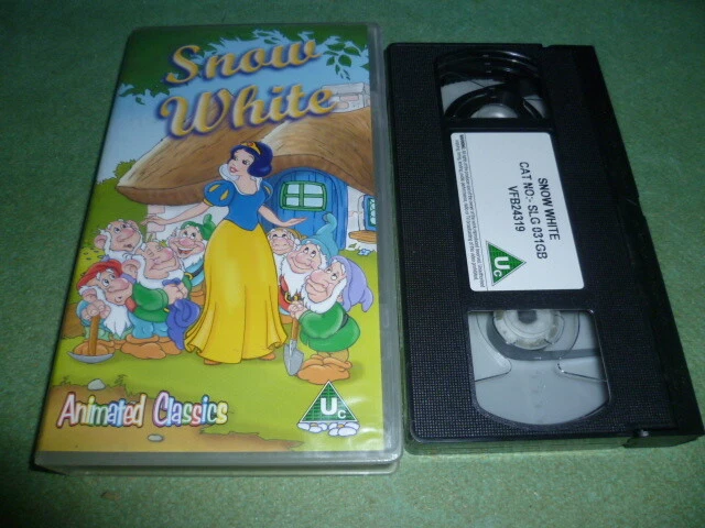 SNOW WHITE ANIMATED Classics Vhs £9.99 - PicClick UK