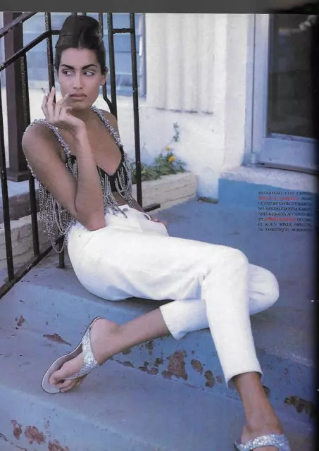 Vogue Italia 1991 Linda Evangelista Christy Turlington Stephanie Seymour Cindy Eur 6246